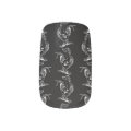 Rooster Print Pattern Farm Chickens Roosters Art Minx Nail Art | Zazzle