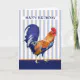 Rooster Stripes Birthday Card | Zazzle