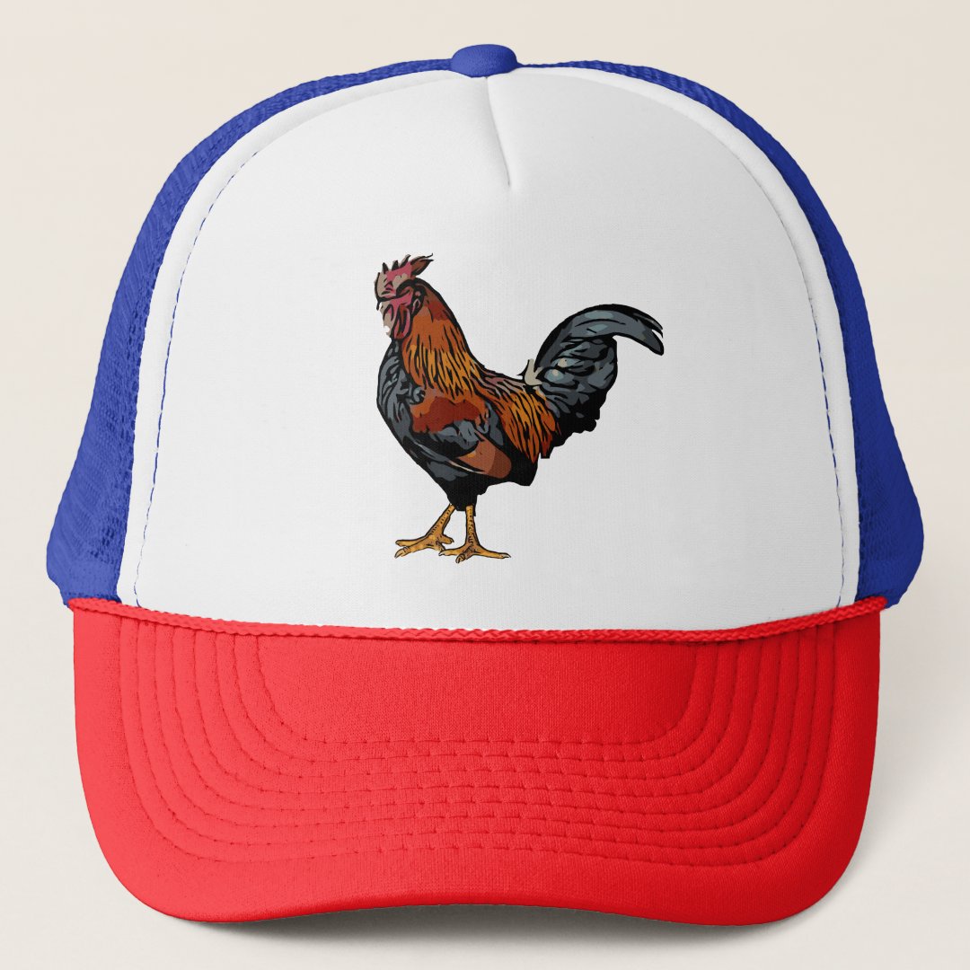 Rooster Trucker Hat | Zazzle