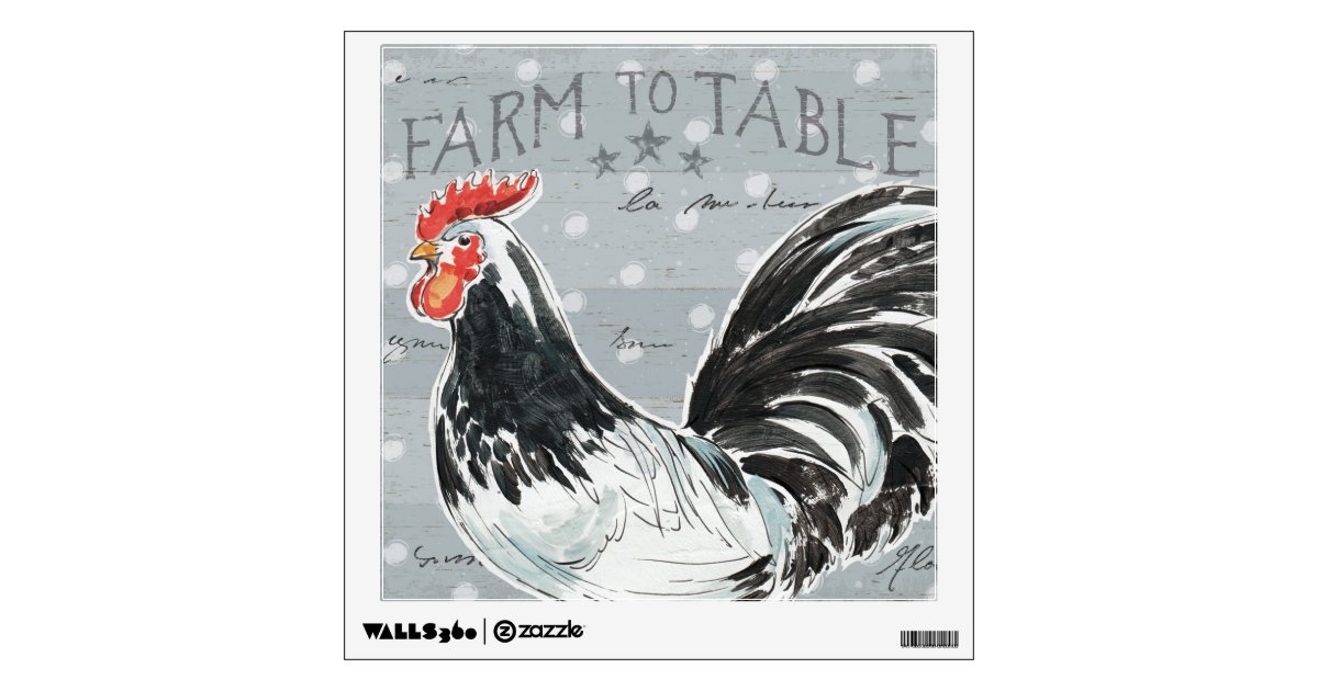 Roosters Call III Wall Sticker | Zazzle
