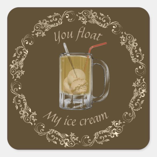 Root beer float sticker | Zazzle.com