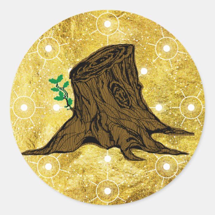 Root of Jesse Tree Sticker | Zazzle.com