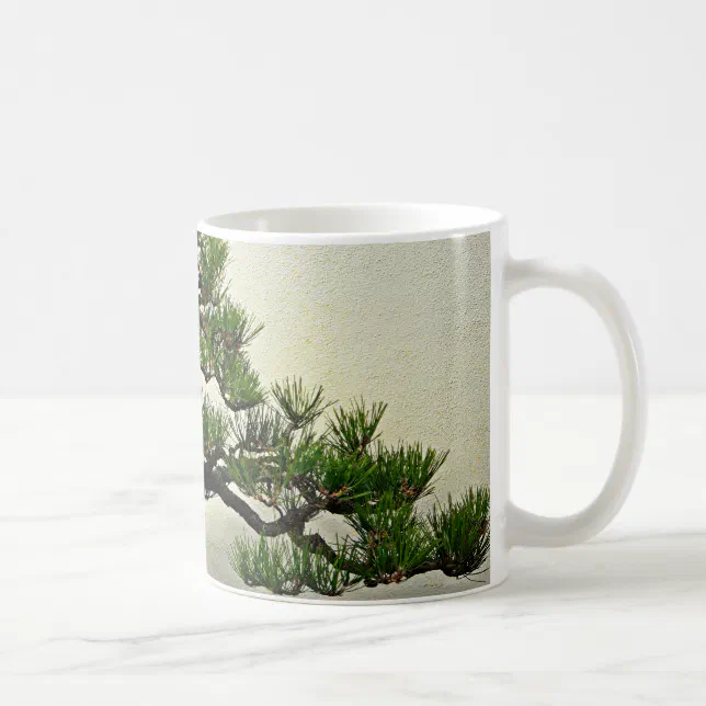 Root Over Rock Pine Bonsai Tree Coffee Mug | Zazzle