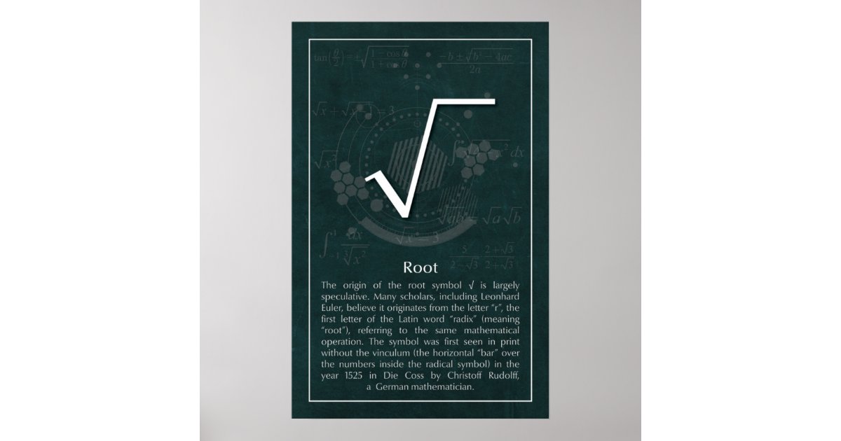 root poster | Zazzle