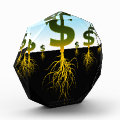 Rooted Dollar Signs Award | Zazzle