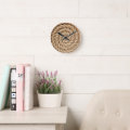 rope, target circle design round mark round clock | Zazzle