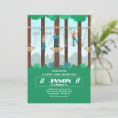 Rope Walk Birthday Invitation | Zazzle
