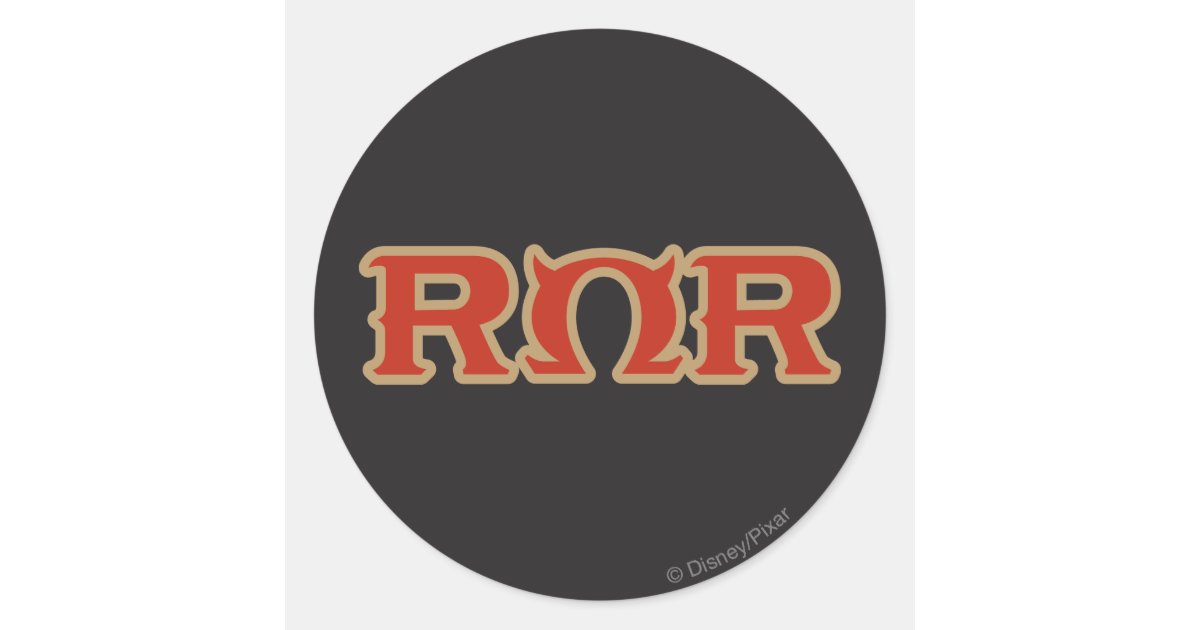 ROR Logo Classic Round Sticker | Zazzle