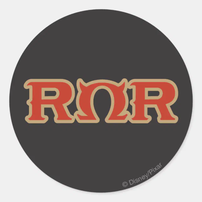 ROR Logo Classic Round Sticker | Zazzle