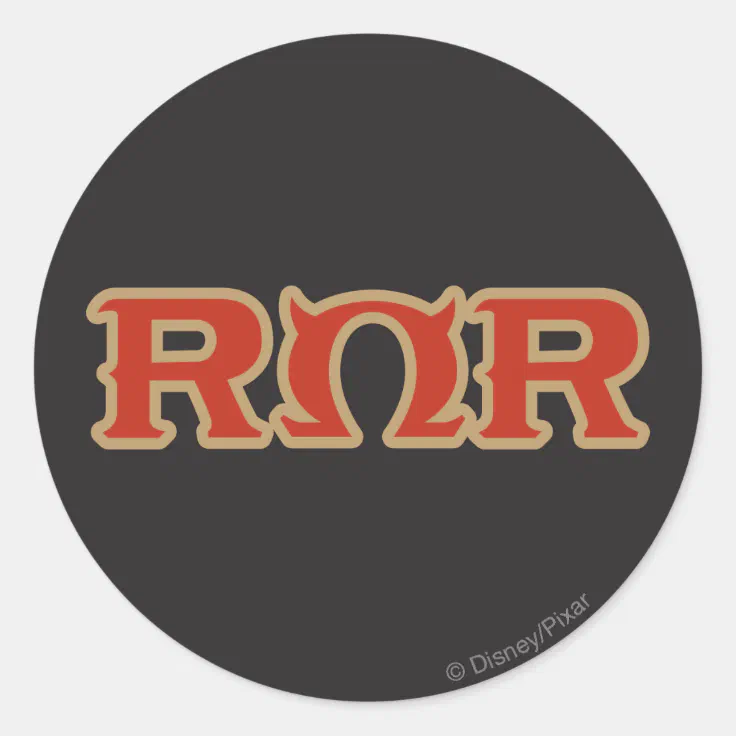 ROR Logo Classic Round Sticker | Zazzle