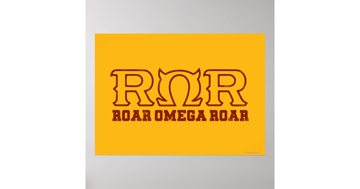 ROR - ROAR OMEGA ROAR - Logo Poster | Zazzle