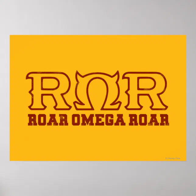 ROR - ROAR OMEGA ROAR - Logo Poster | Zazzle