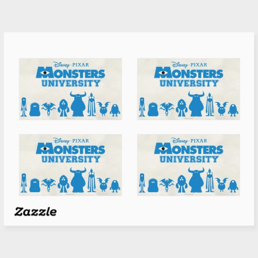 ROR Silhouettes Rectangular Sticker | Zazzle