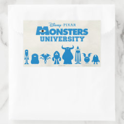 ROR Silhouettes Rectangular Sticker | Zazzle