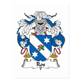 Ross Family Crest Postcards & Postcard Template Designs