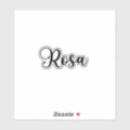 Rosa Name - Handwritten Calligraphy Sticker | Zazzle