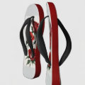 Rose Art Flip Flops | Zazzle