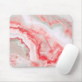 Rose Blush Luxury Gemstone Agate Marble Mouse Pad | Zazzle
