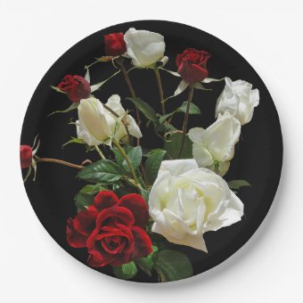 Rose Boutique Paper Plates | Zazzle