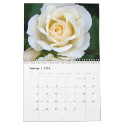 Rose Calendar | Zazzle