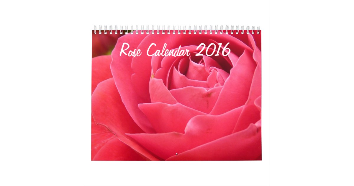 Rose Calendar 2016 | Zazzle