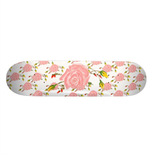 Rose Flower Skateboard | Zazzle.com