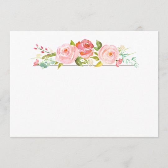 Rose Garden Blank Card | Zazzle.com