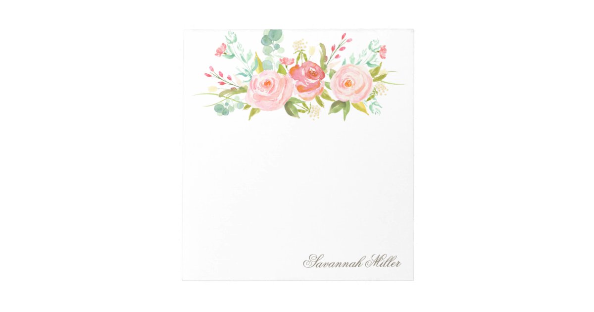 Rose Garden | Notepad | Zazzle