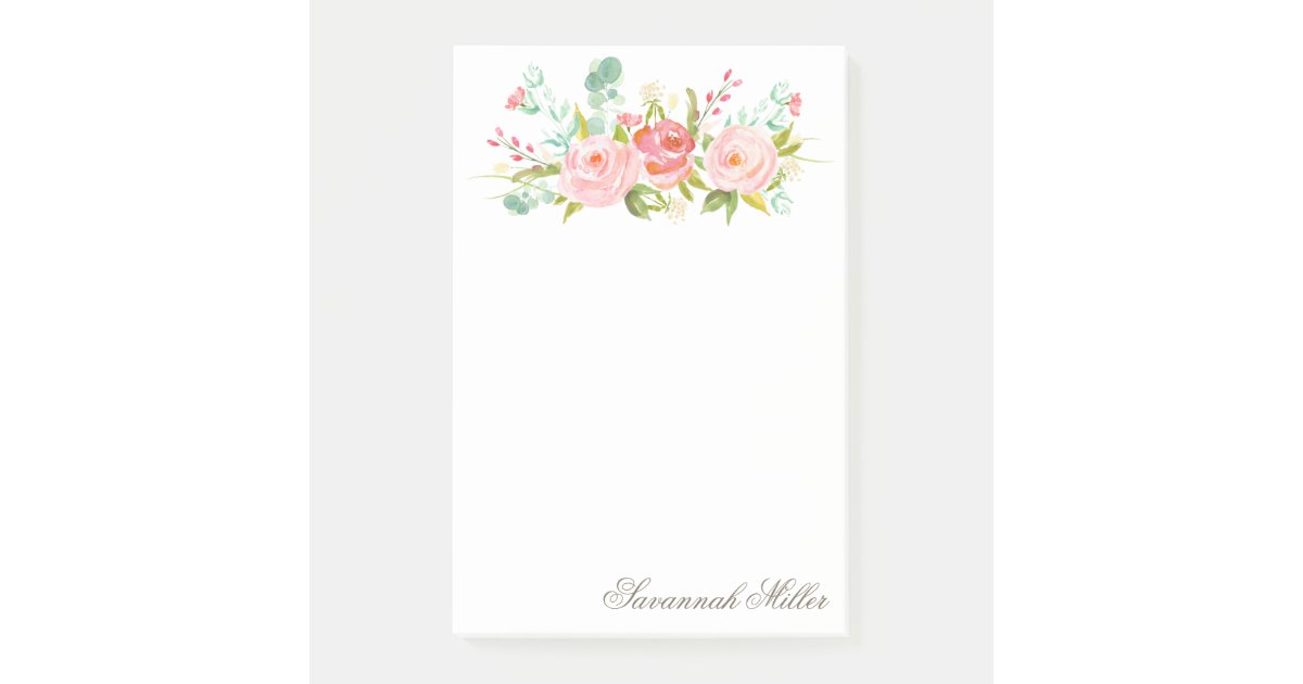 Rose Garden Post-it Notes | Zazzle