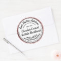 Rose Gold Artisan Gourmet Ingredients Food Label | Zazzle