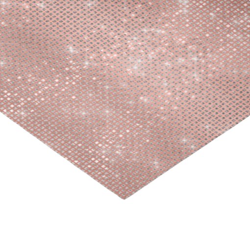 Rose Gold Blush Metallic Powder Glitter Spark Skin Tissue Paper | Zazzle