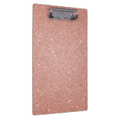 Rose Gold -Blush Pink Glitter and Sparkle Clipboard | Zazzle