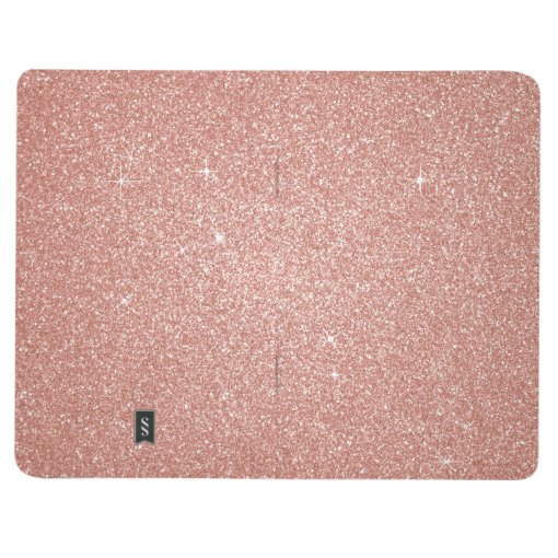 Rose Gold -Blush Pink Glitter and Sparkle Journal | Zazzle