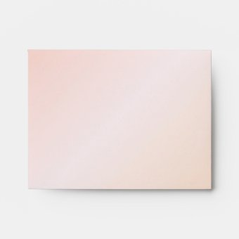 Rose gold blush pink return address envelope | Zazzle