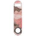 Rose Gold Camo Faux Glitter Camouflage Glam Bar Key | Zazzle