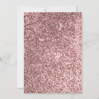 Rose Gold Confetti Birthday Party Invitation | Zazzle