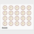Rose Gold Confetti Glitter Birthday Favor Label | Zazzle