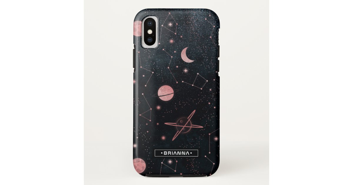 Rose Gold Constellations | Outer Space Monogram Case-Mate iPhone Case ...