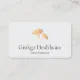 Rose Gold Ginkgo Leaf Logo Business Card | Zazzle