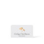 Rose Gold Ginkgo Leaf Logo Business Card | Zazzle