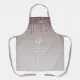 Rose Gold Glitter Business Staff Uniform Monogram Apron | Zazzle