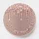 Rose Gold Glitter Glitter PopSocket Custom Text | Zazzle