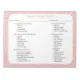 Rose Gold Glitter Pageant Packing Checklist Notepad | Zazzle