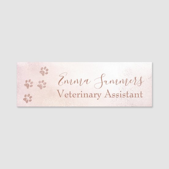 Veterinary Name Tags | Zazzle