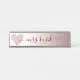 Rose Gold Glitter Personalized Desk Name Plate | Zazzle