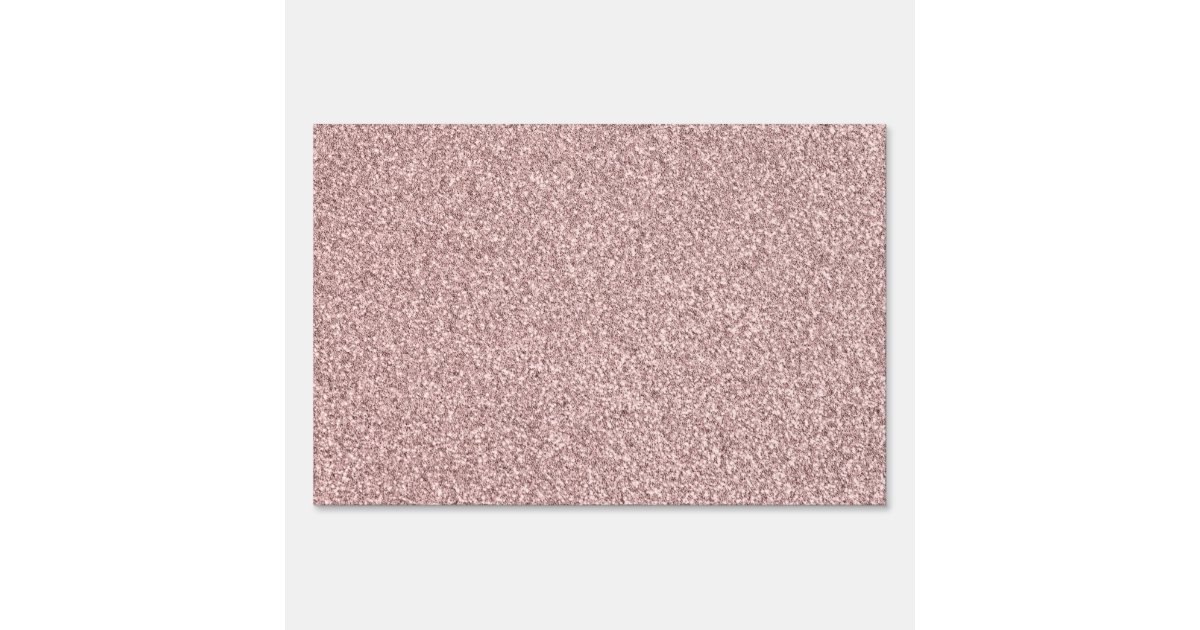 Rose Gold Glitter Sign | Zazzle