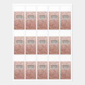 Rose Gold Glittery Wedding Hershey's Miniatures | Zazzle