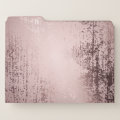 Rose gold Luxury metallic design Personalized File Folder | Zazzle