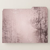 Rose gold Luxury metallic design Personalized File Folder | Zazzle