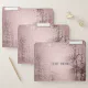 Rose gold Luxury metallic design Personalized File Folder | Zazzle